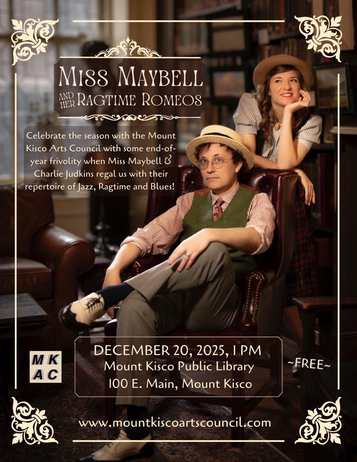 Miss Maybell and her Ragtime Romeos! - Mount Kisco Arts Council
